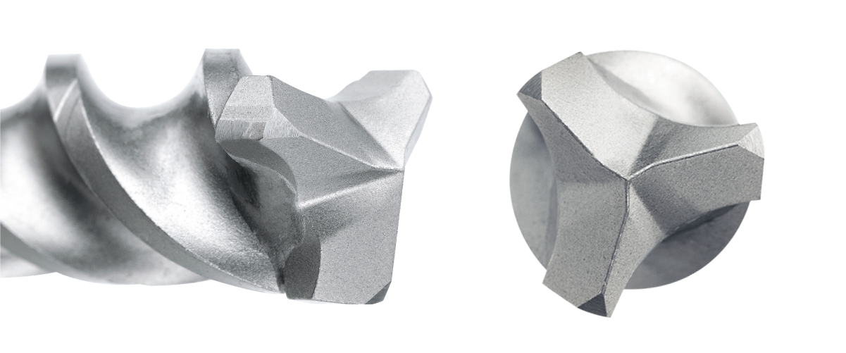 SDS Max Hammer Drill Bits 3 Cutter